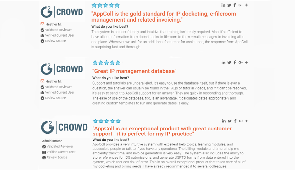 Schedule a Demo | AppColl IP Management Software
